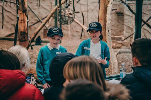 School children ‘take over’ Chester Zoo to talk conservation | News ...